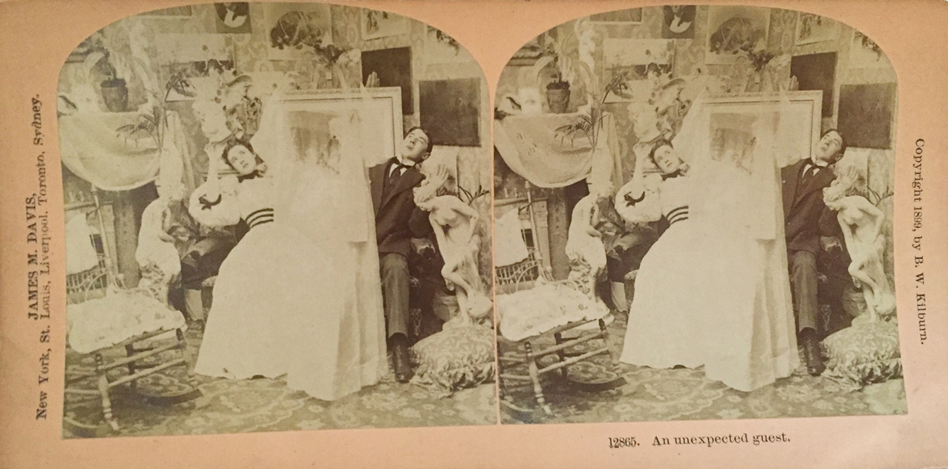 Ghosts were captured in the 3D in the 19th century